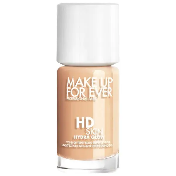 MAKE UP FOR EVER Hd Skin Hydra Glow Hydrating Foundation With Hyaluronic Acid 1n00 Alabaster - 2y20  - Warm Nude